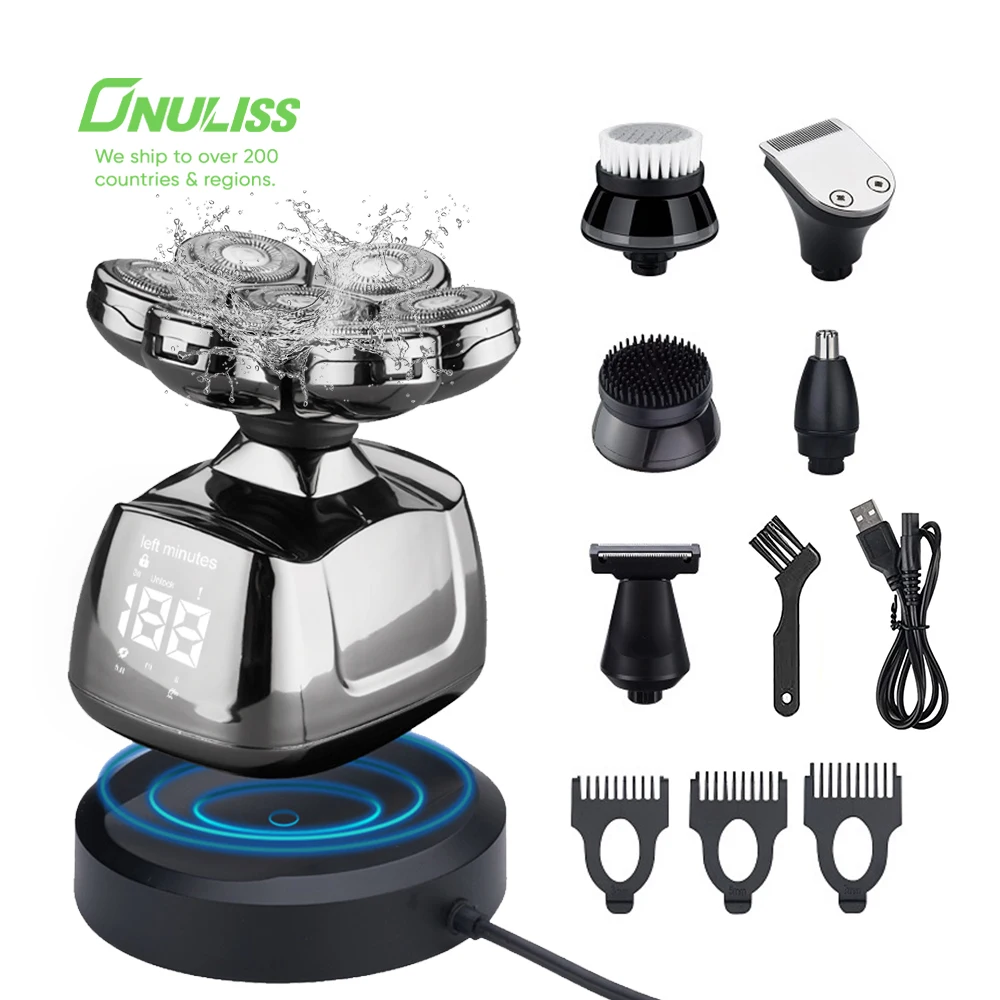 Waterproof Professional 7d Head Shaver Electric Facial Hair Removal ...