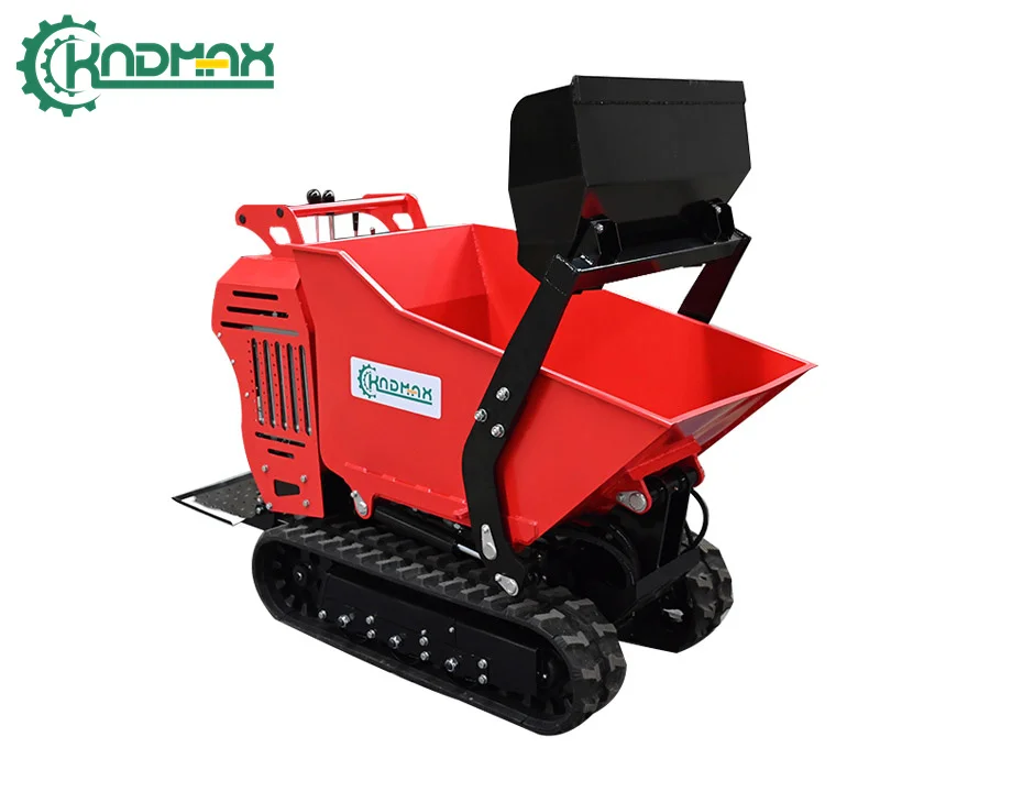 crawler mini transporter tracked Mini Dumper gasoline 4 wheel drive ...