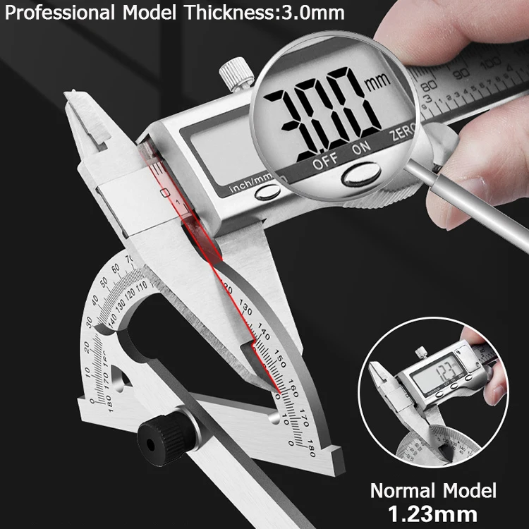 Stainless Steel Adjustable Angle Finder Ruler - Professional Tool