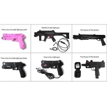 Arcade Game Gun Modified To Usb Light Guns With 4 Led Sensor For Pc ...