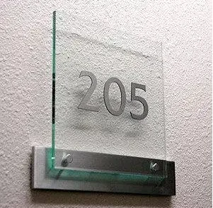 Led House Number Plaque Hotel Doorplate Electronic Door Plate Custom ...