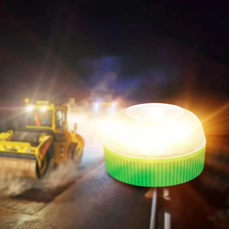 Car Led Traffic Warning Light,6v Aaa Batteries Powered Roadside ...