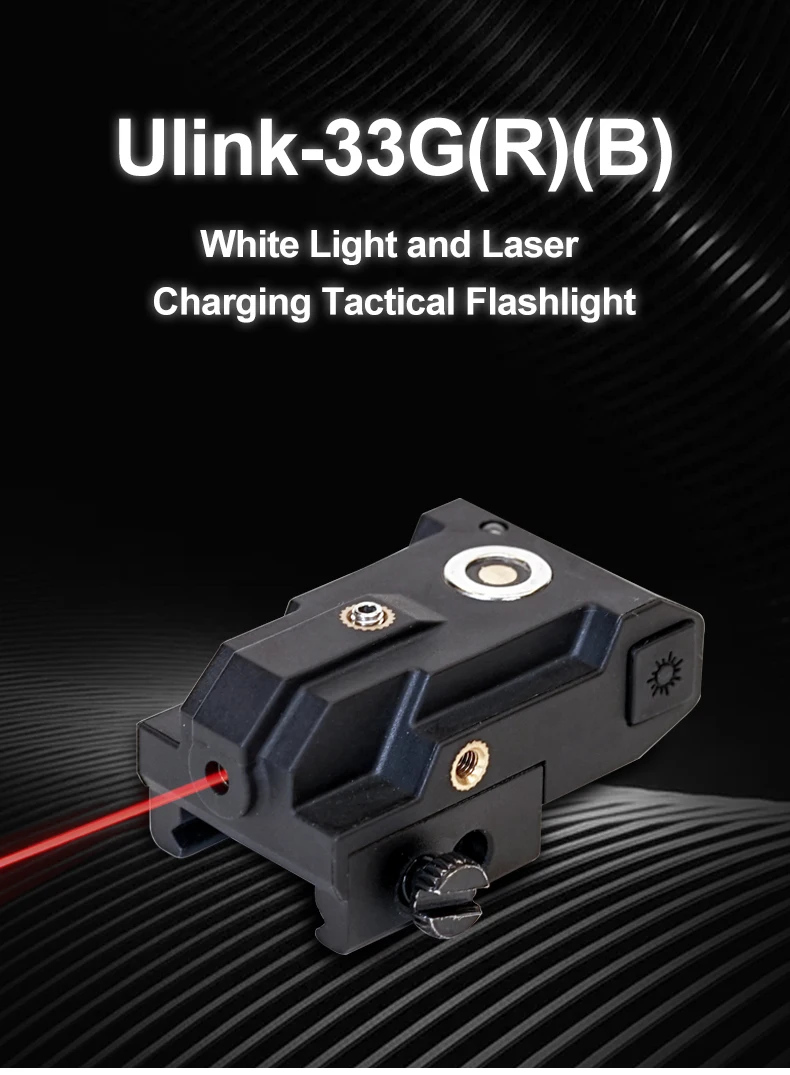 Ulink 33r Adjustable Tactical Laser Sight Usb Rechargeable 650nm Red ...