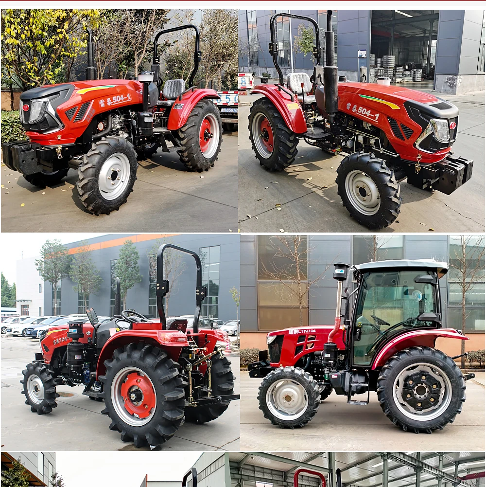 Wheeled Small Farm Tractor 4x4 Drive Farm Mini Wheeled Tractor 2WD 4WD ...