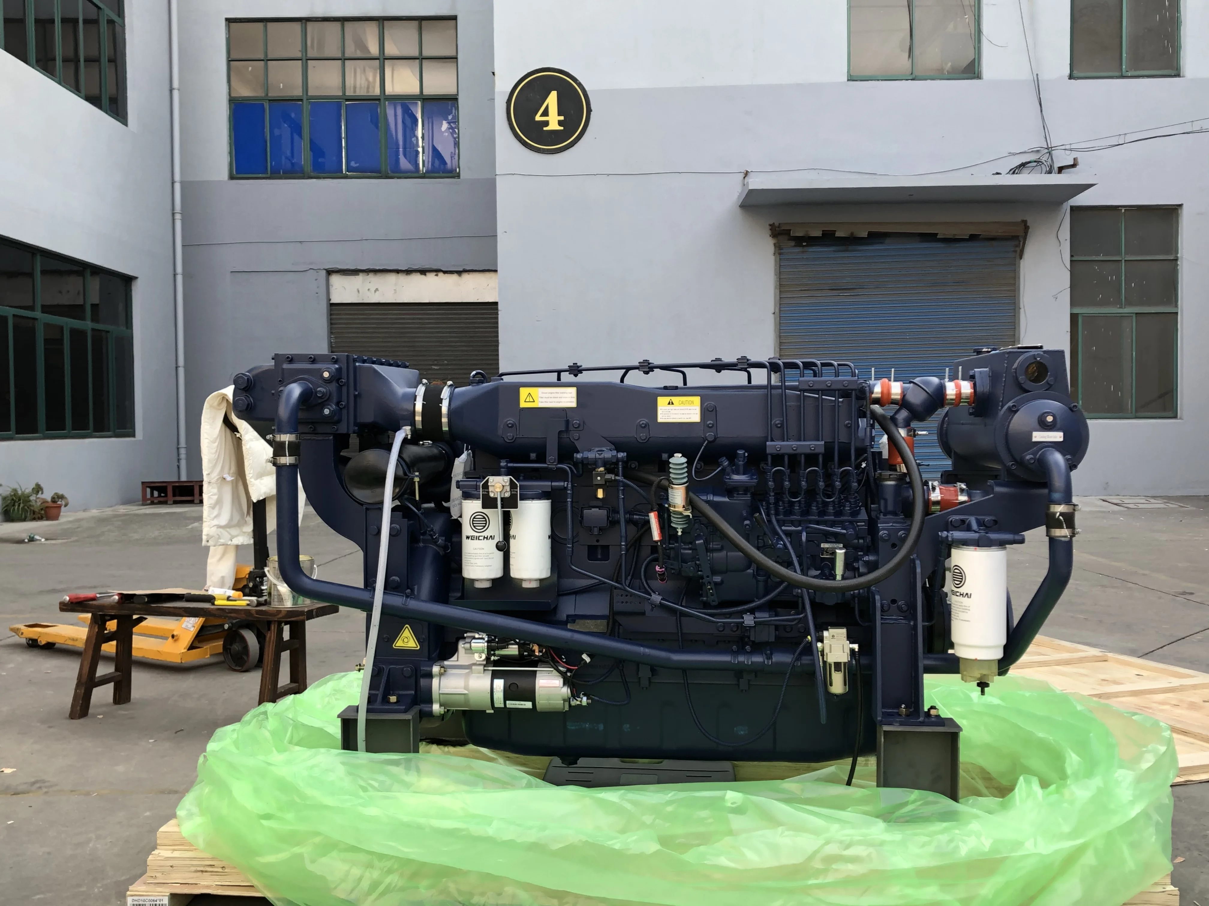 Wd10c278-21 Marine Diesel Engine Turbocharged In Line Water Cooled ...