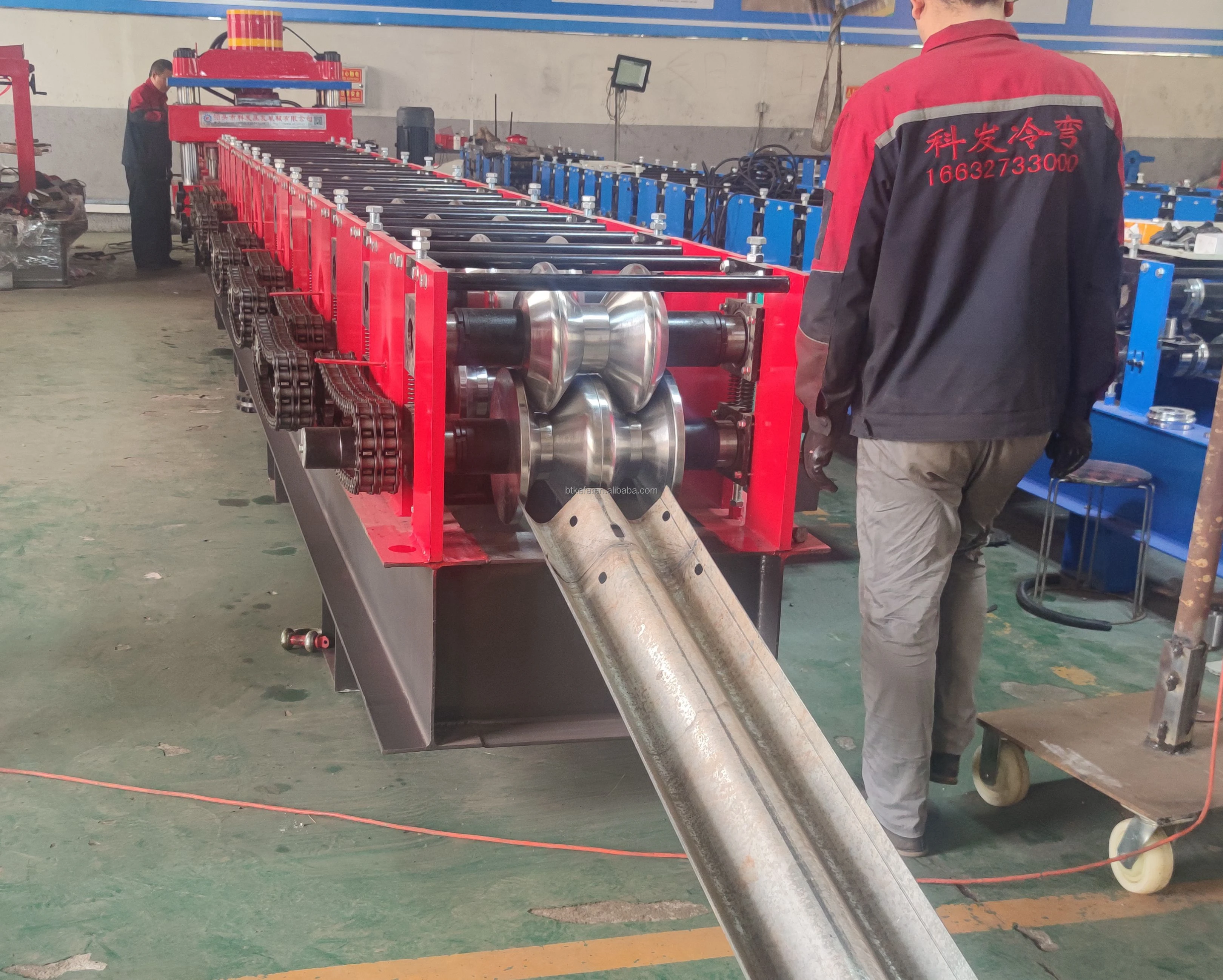 Galvanized Steel Metal W Beam Road Safety Long Life Crash Barrier ...