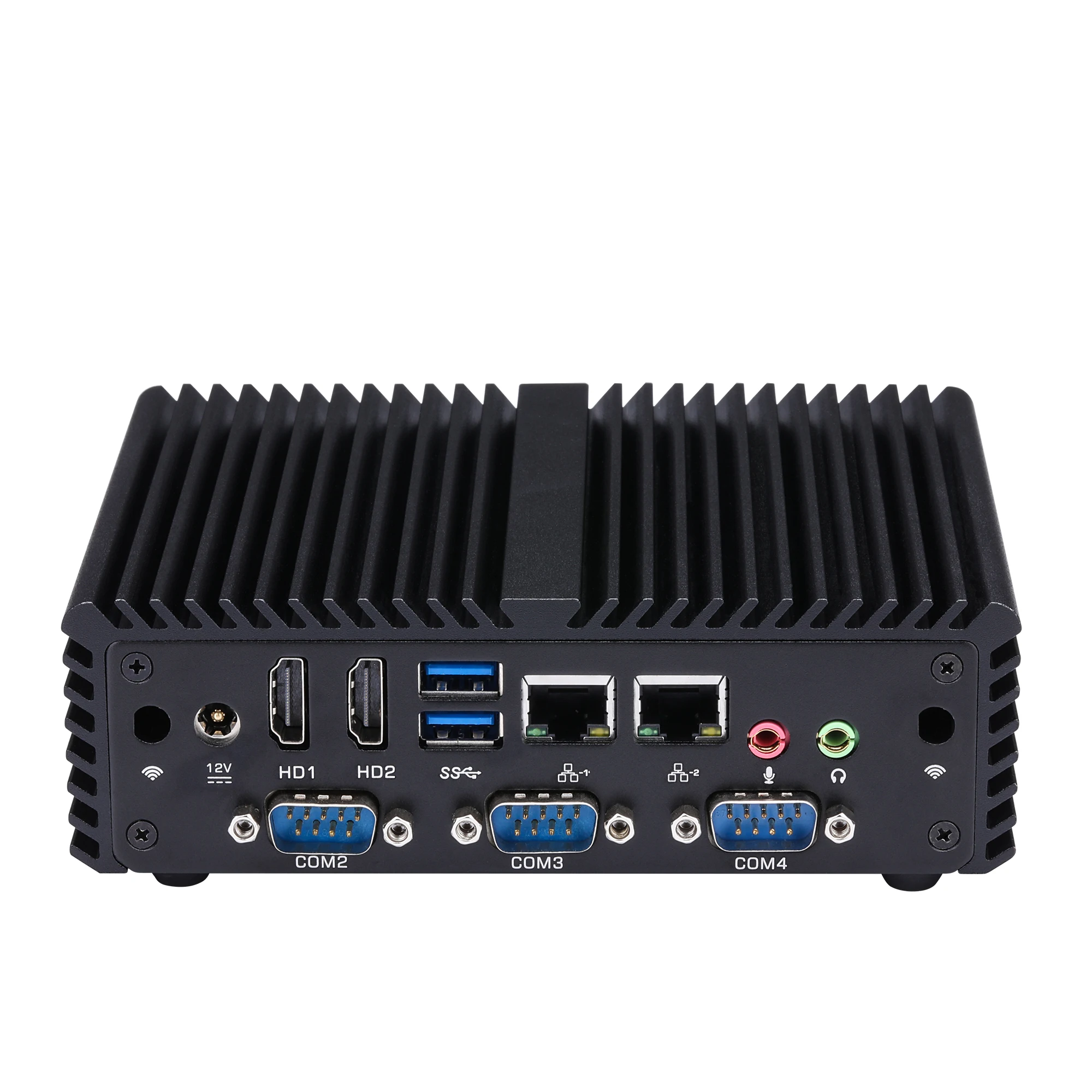 Mini Pc Host Q400p Soc Processor 15w 6 Com 2 Lan Fanless Home/offce ...