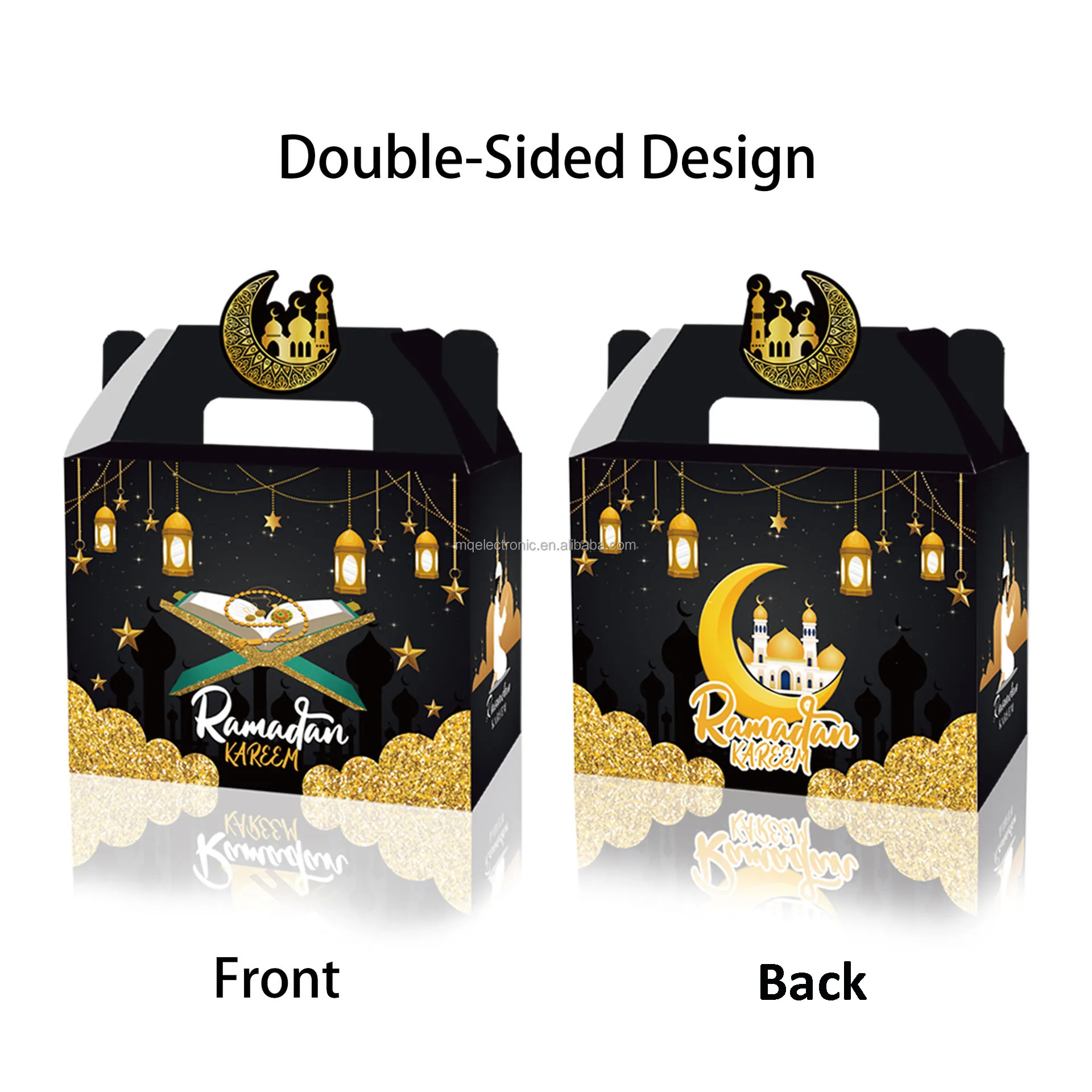 Ramadan Treat Boxes Eid Mubarak Gift Boxes Mosque Star Moon Lantern Eid ...