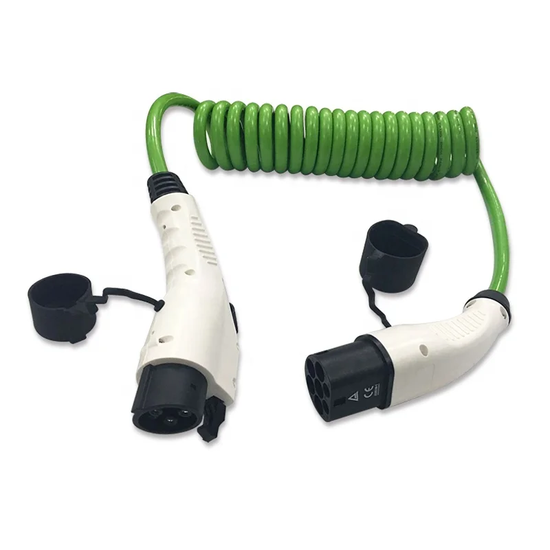 Electric Vehicles Charger Type 1 To Type 2 Spring Ev Charging Cable ...