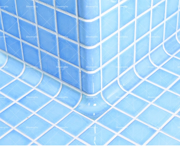 Shuangou Swimming Pool Accessory Ceramic Tile Trim Corner Edge Bathroom ...