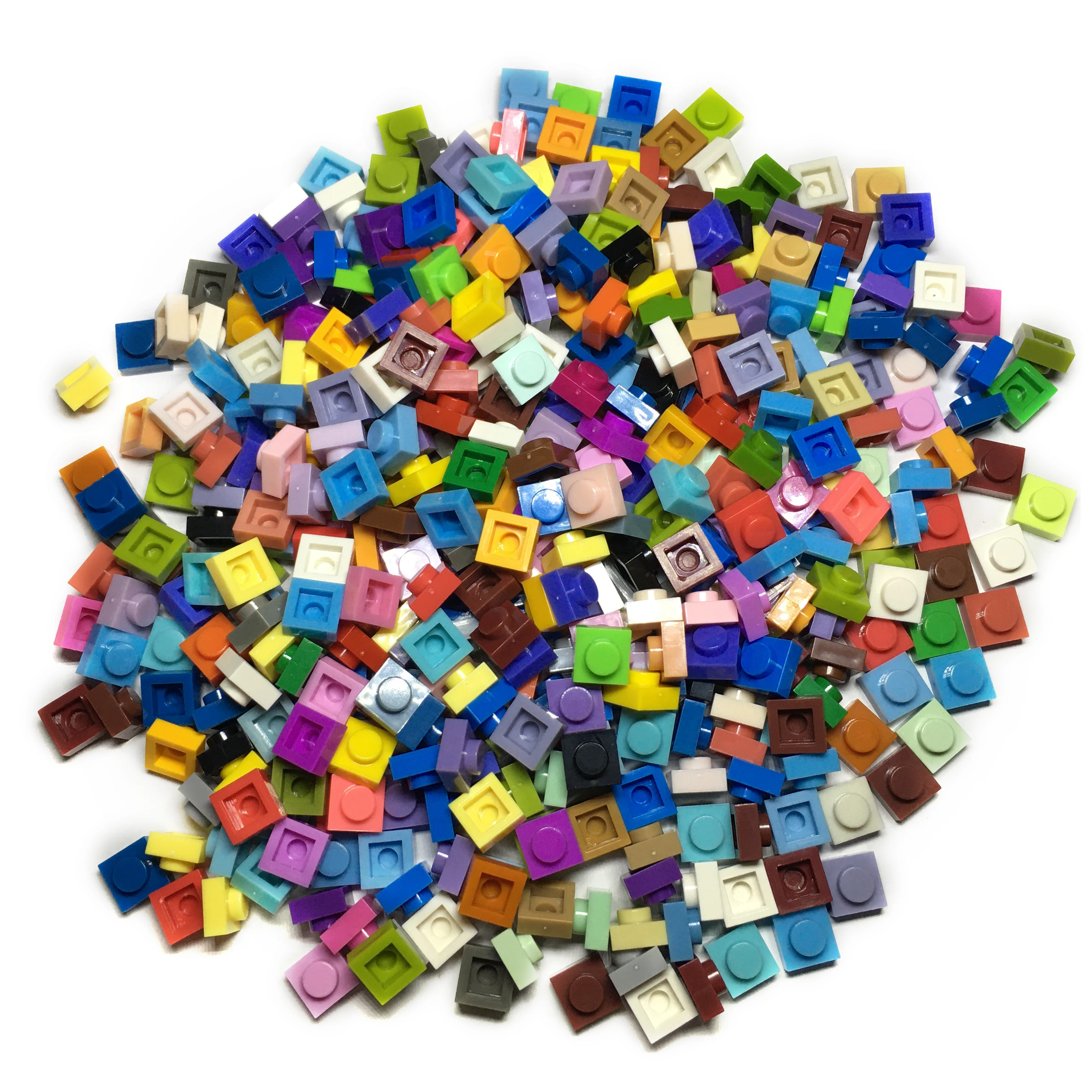 3024 Bricks 1x1 Plate Dot Freely Assemble Pixel Art Photo Plastic Brick ...