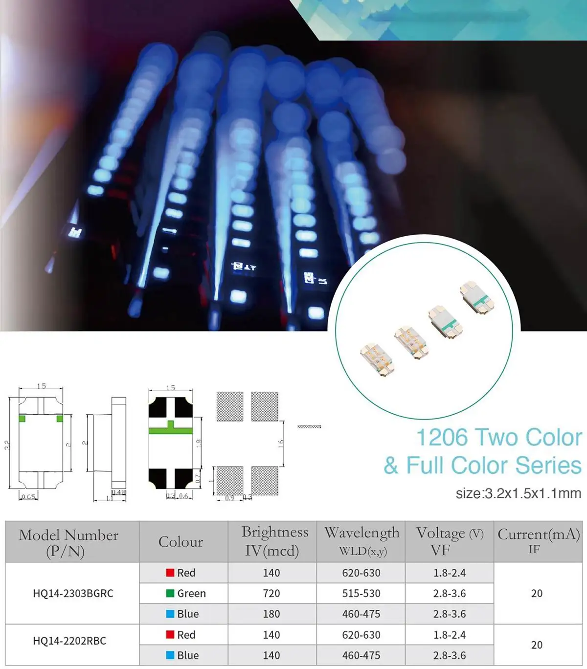 RGB led smd 1206 측면보기 1206 2.1T 데이터 시트 smd led 다이오드| Alibaba.com