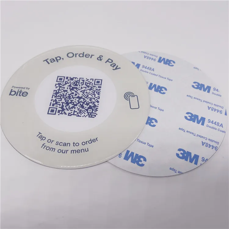 Big Size QR Code NFC Anti Metal Sticker - Durable & Versatile