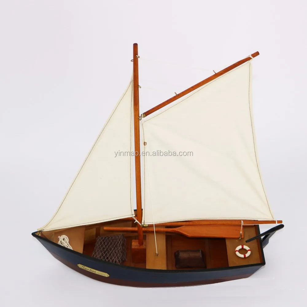 "santini Italy Style" Wooden Lake Boat Model,45x16x44cm,Special Fish ...