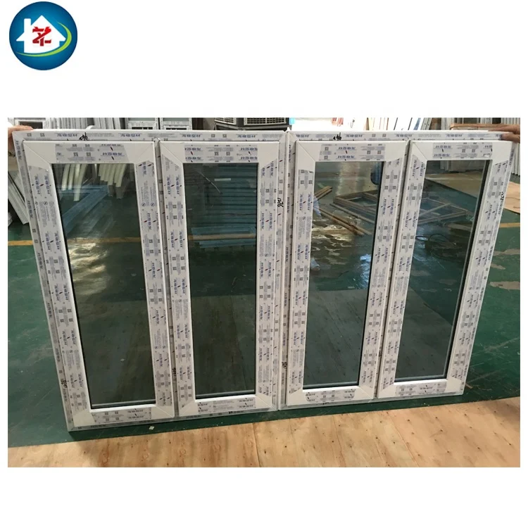 36x36 Bahamas Hurricane Impact UPVC PVC Glass Casement Windows and Doors