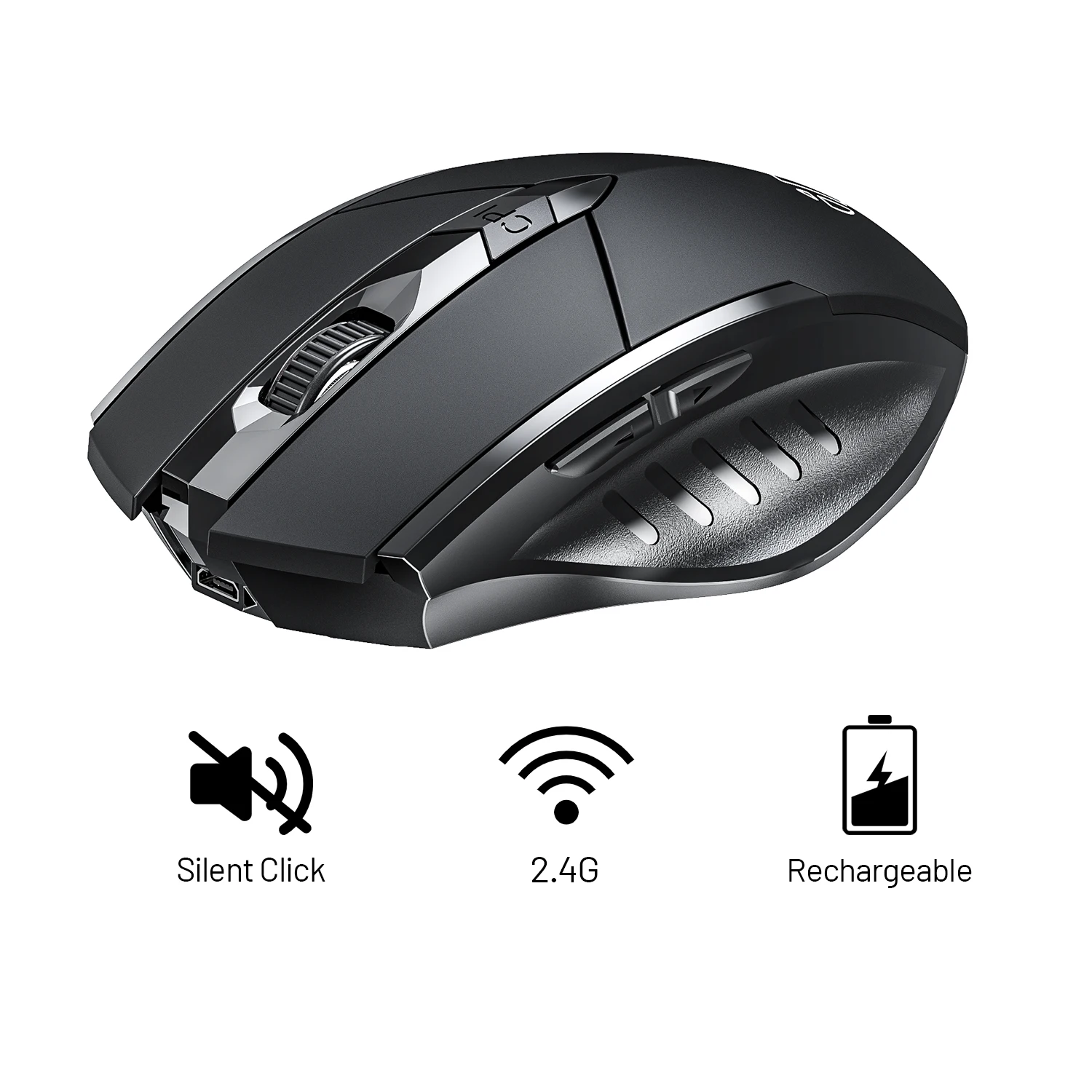 Best Silent Gaming Mouse - Wireless, Rechargeable & Ergonomic