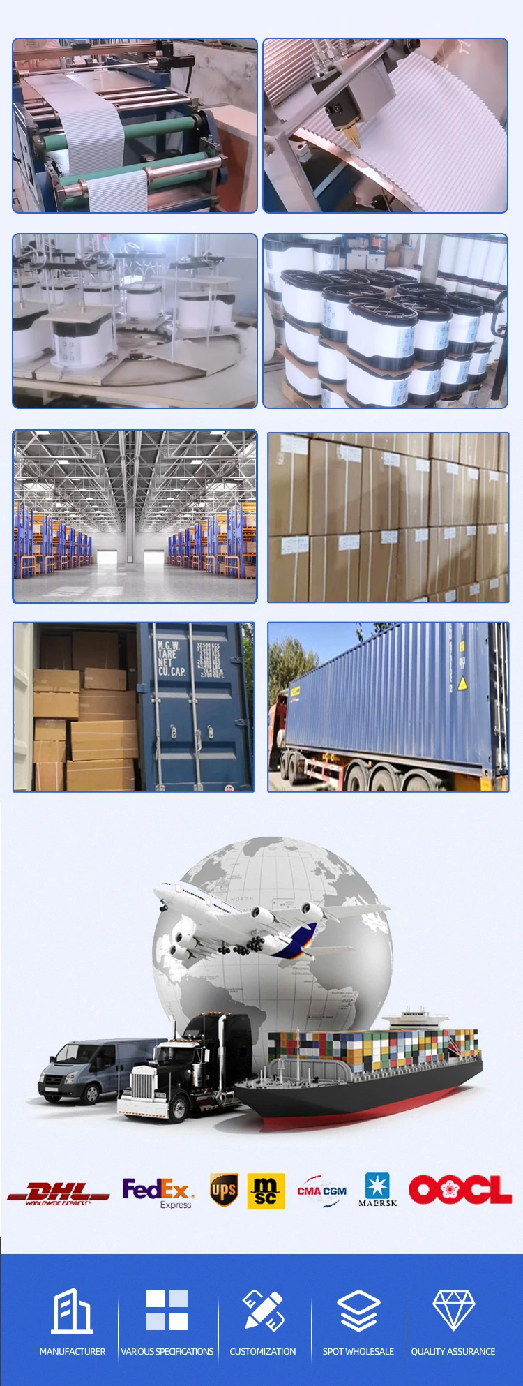 Fuel Filter Element For Volvo Engines Fleetguard Lff8059 Truck Engine ...