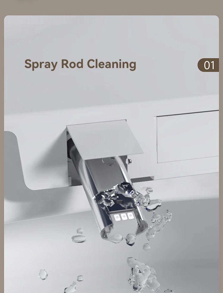 Modern Automatic Sanitary Ware Floor Mounted Auto Flush Electric Toilet ...