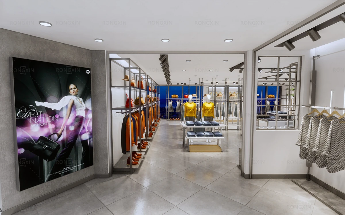 Boutique Shop Showcase Design Ideas for Clothing Shop Display Racks ...