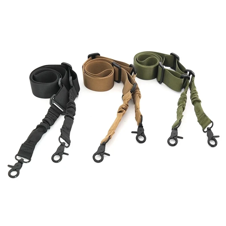 Tactical Nylon Adjustable Webbing Hunt Sling 1 Single One Point 2 Point ...