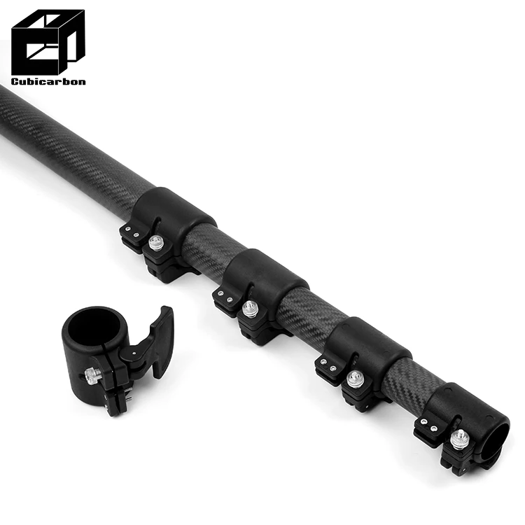 Oem Different Length Carbon Fiber Pole Telescopic Retractable Carbon ...