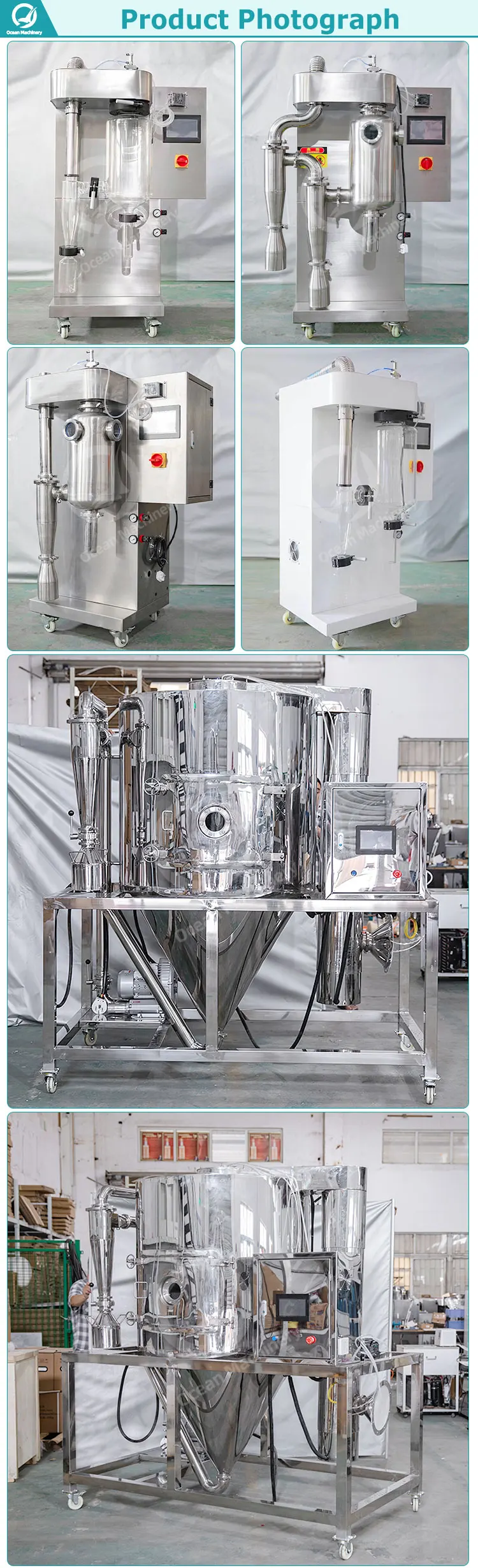 OCEAN Fertilizer Spirulina Microalgae Sic Spray Dryer 10 L