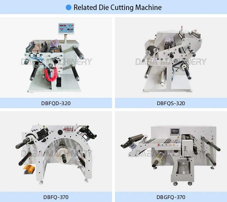 DABA Convenient Operation Paper Adhesive Label Sticker Slitting Machine ...