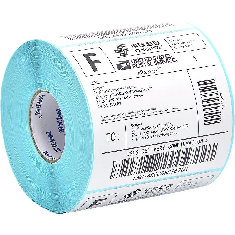 Custom logo Color Roll Label Printer Address Label Printer Usb Shipping ...