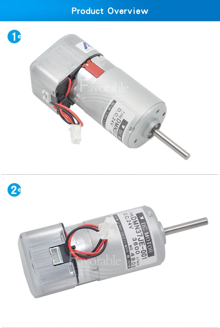 Motor DMN37JE-001 24VDC 3600PPR para Plotter Graphtec CE5000 Y Parts ...