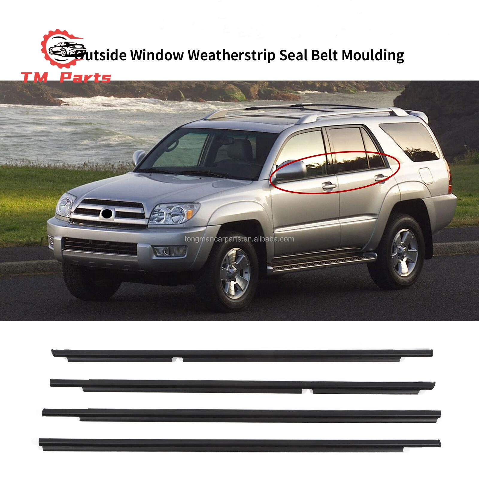 High-quality Car Window Weatherstrip for Toyota 4 Runner