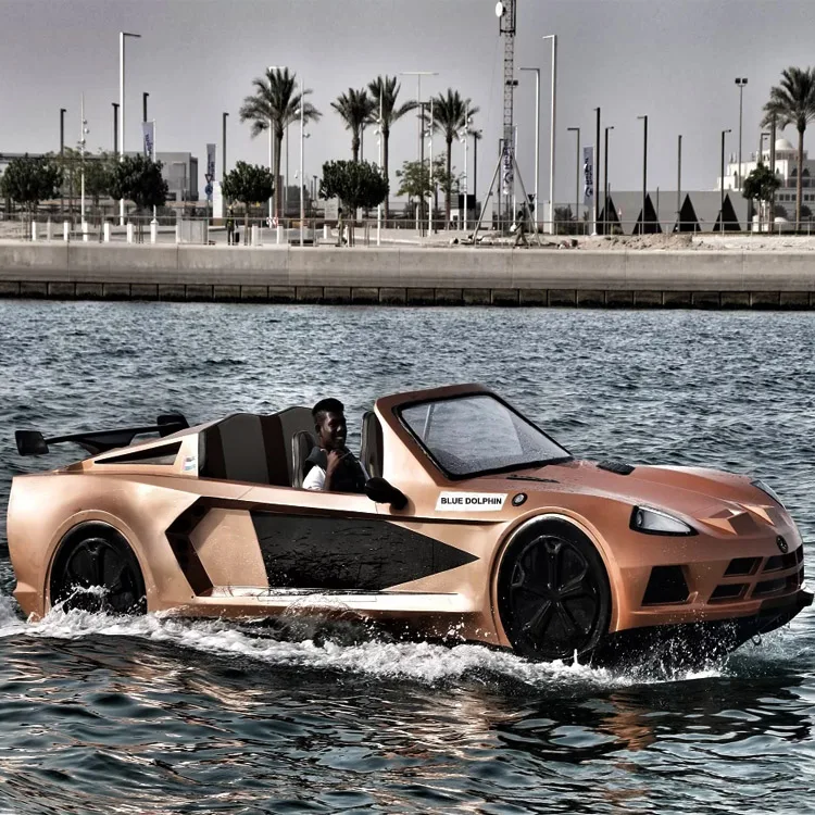 Modern Design Water Pleasure Boat Floating Car Driving On Water Jet Ski ...