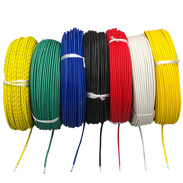 Silicone Rubber High Temperature Heating Wire With Fiberglass Insulated ...