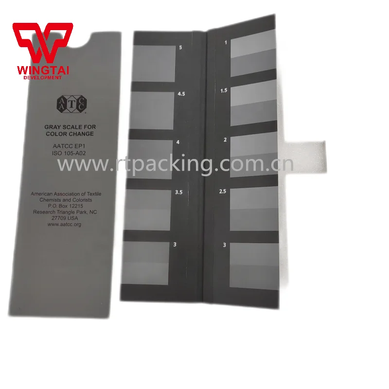 AATCC A02 & A03 Gray Scale - Color Change & Staining Standards