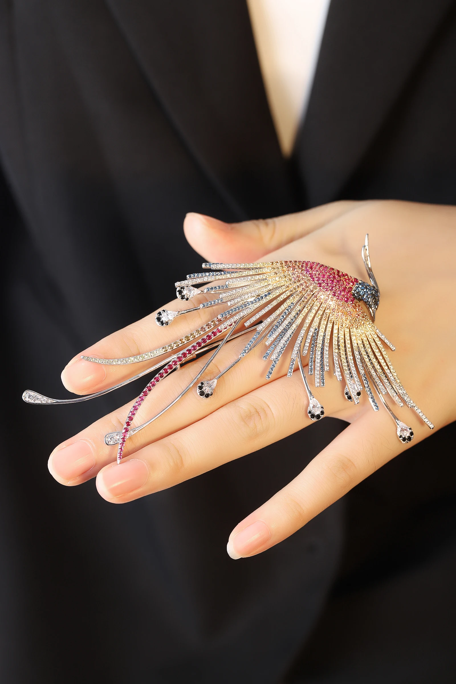 Cute Vivid Flying Bird Brooch - Hummingbird Phoenix Pin for Parties ...