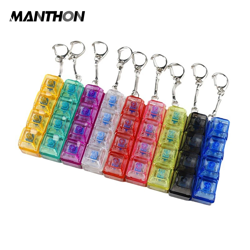 2/3/4 Keys Mechanical Keyboard Switch Keychain Tester Switches Key ...