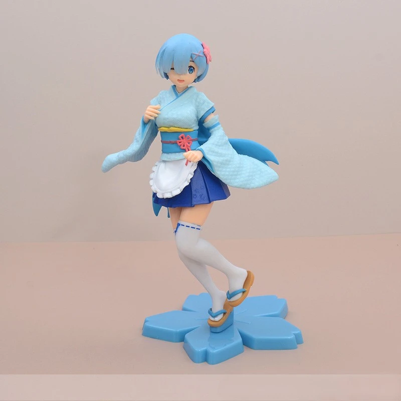2 Colors Kimono 23cm Re Zero Anime Figure Manga Re Life In A Different ...