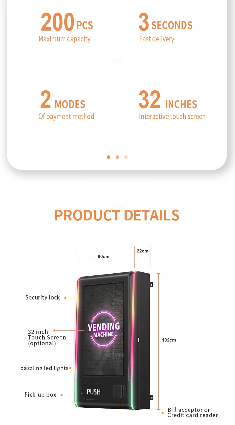 Mini Vending Machine Touch Screen Vending Machines Cbd Hemp Vending ...