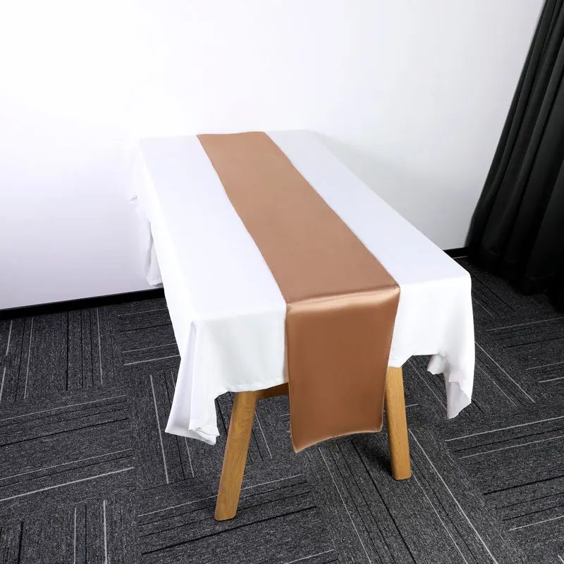 Hotel Table Linen - Satin Home Table Runner for Weddings