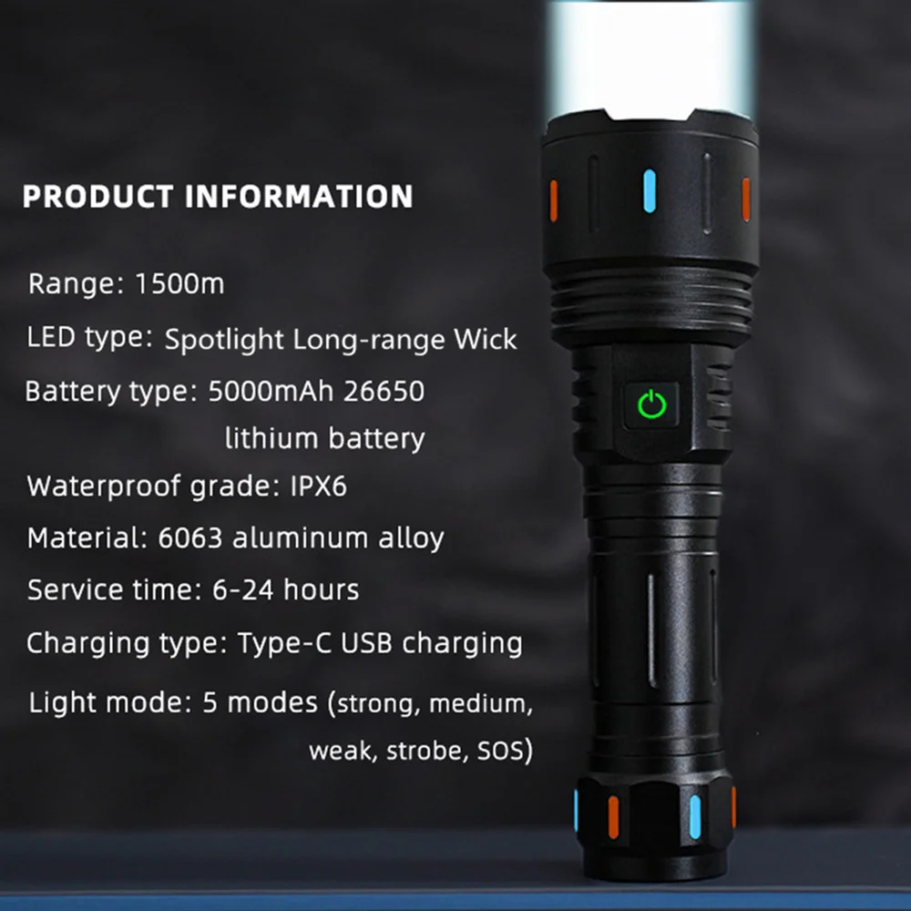Kensun 3000m White Laser Long Range Self Defense Waterproof Portable ...