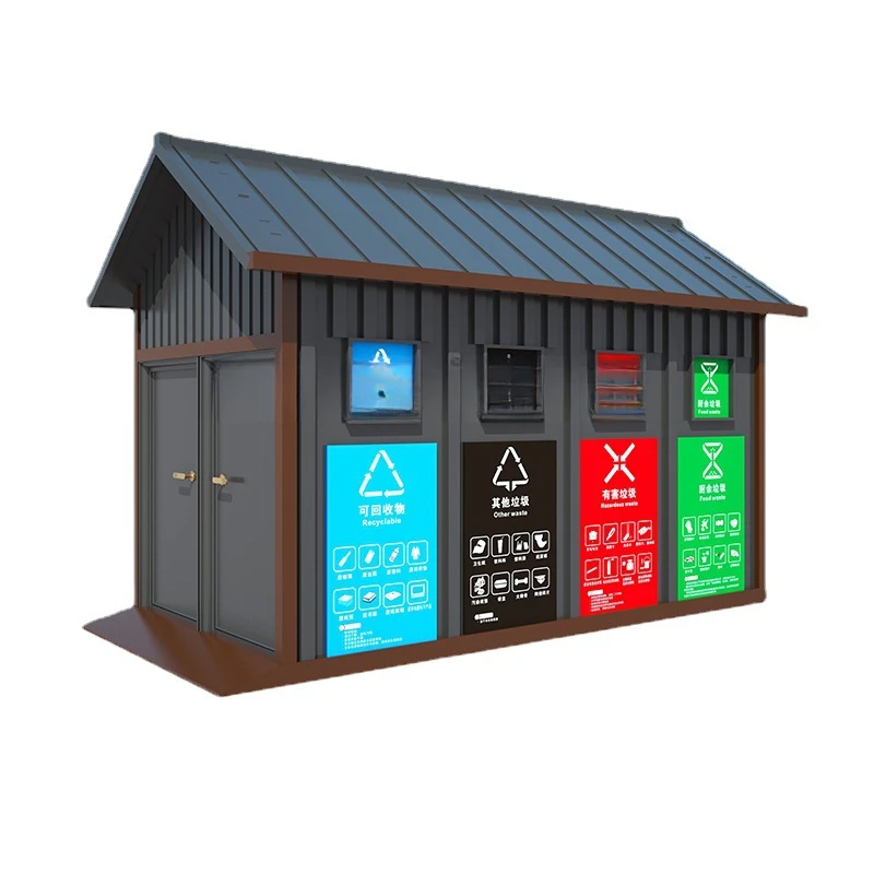 Stainless Steel Retro Garbage Sorting Pavilion Reclamation Depot ...