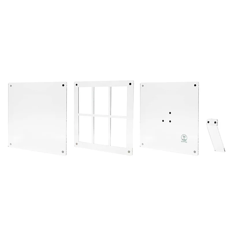 6-grid Photo Frame Transparent Acrylic Floating Photo Frame,Multi ...