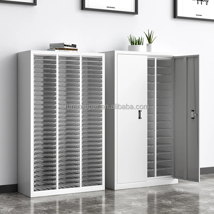 Office Metal Furniture A4/a3 Size Paper Flat File Map Bill File Storage ...