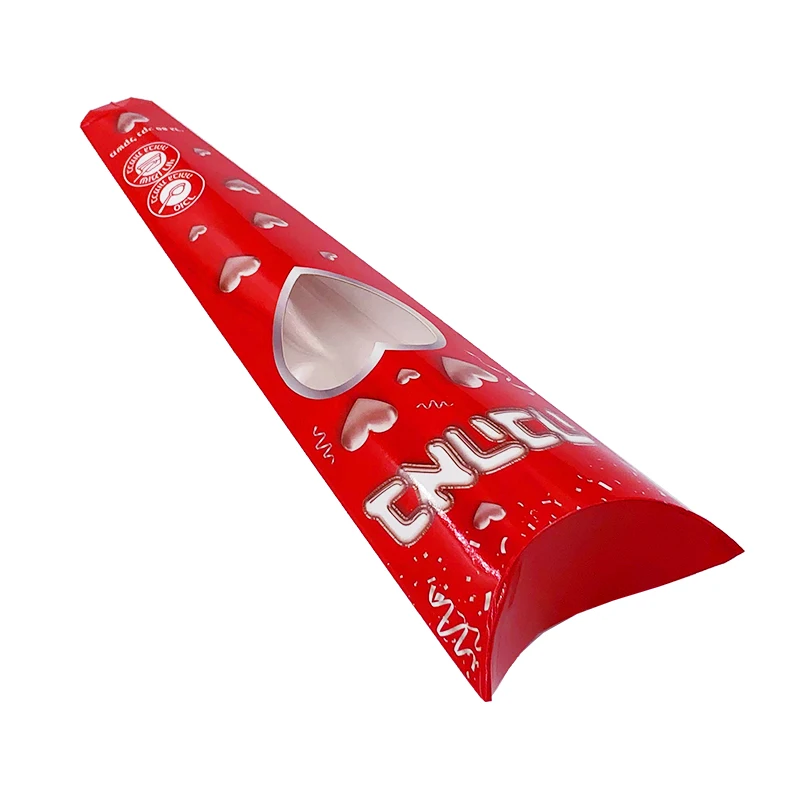 Folding Customized Chocolate Candy Triangle Paper Box Packaging Wedding ...