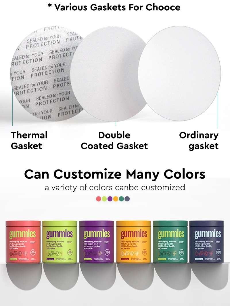 Luxury Metal Packaging - 500ml Tin Cans for Gummies