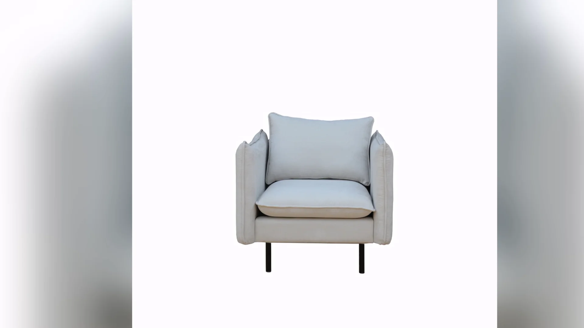 Modern Simple Family Cloth Sofa Nordic Style Upgraded Sponge Sofa ...