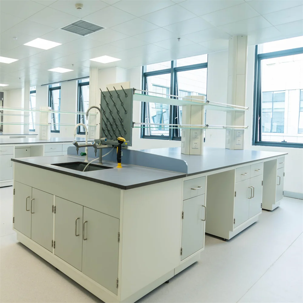 Laboratory Workstation Double Work Bench Laboratory Working Bench ...