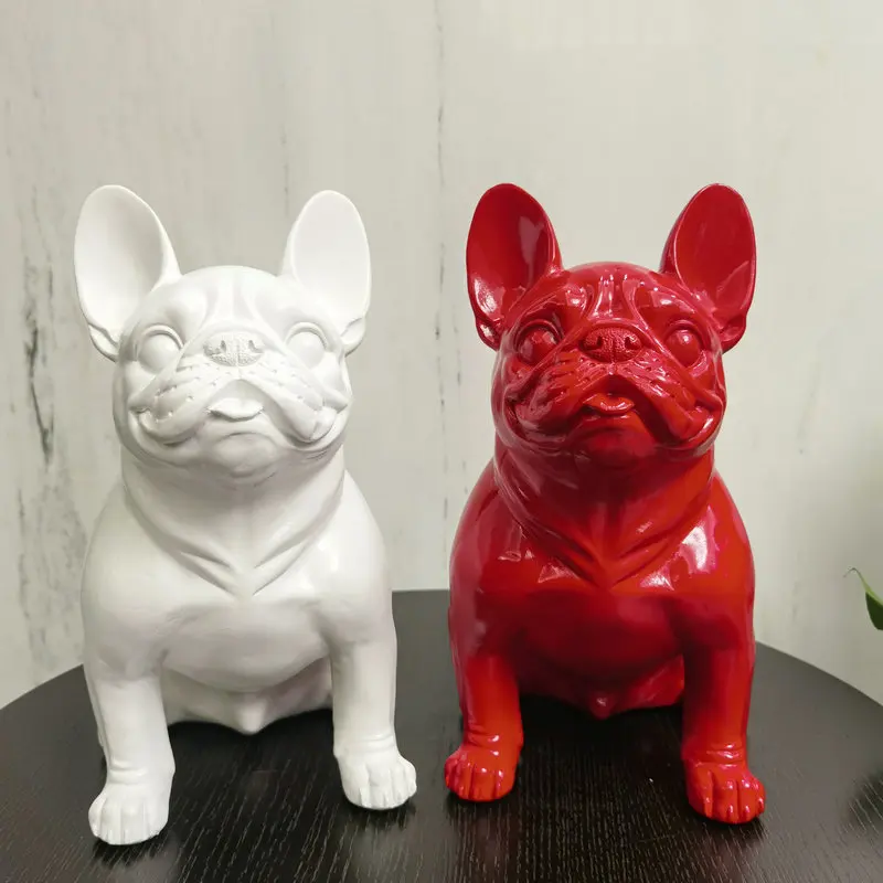 Mold Resin Dogs Decorations - Polyresin Statues of Bully Dogs