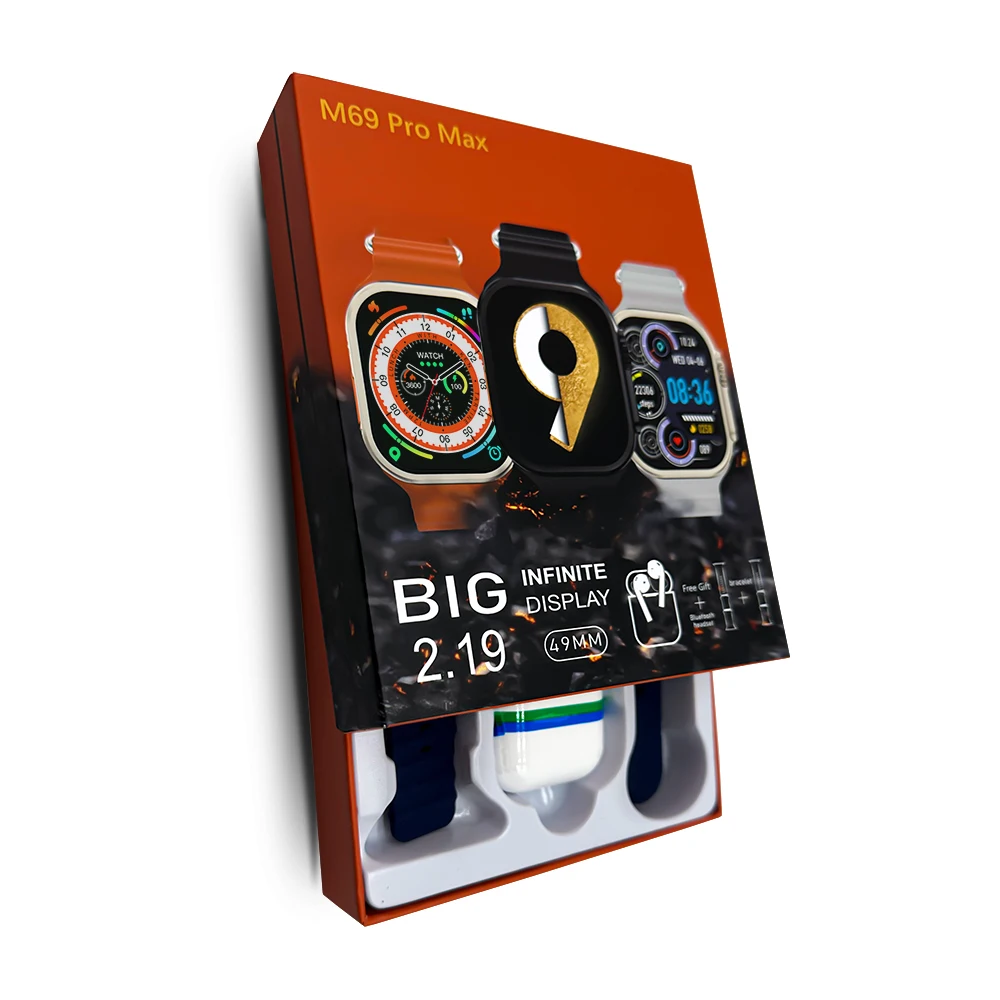2023 New M69 Pro Max Smart Watch Series 9 Smartwatch Montre Relogio ...