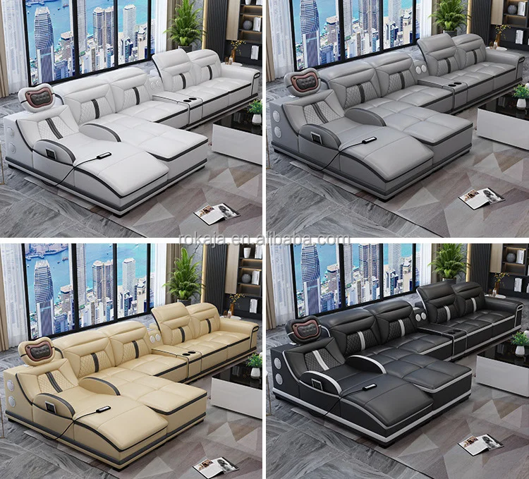 Luxury Smart Multi-Function Sofa - Adjustable & Recliner