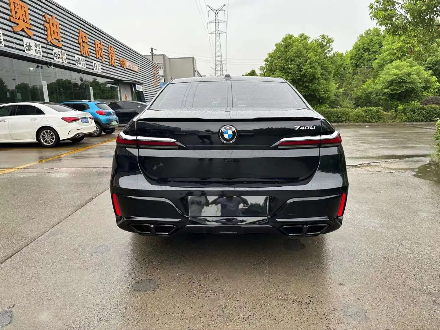 Black Samurai Body Kit Is Suitable for BMW G70 7 Series G70 Tail Side ...